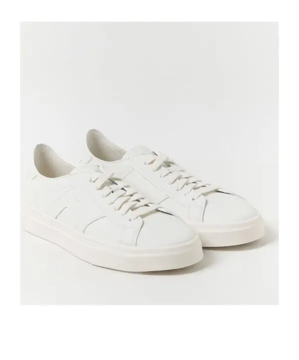 Santoni Round Toe Low-top Sneakers