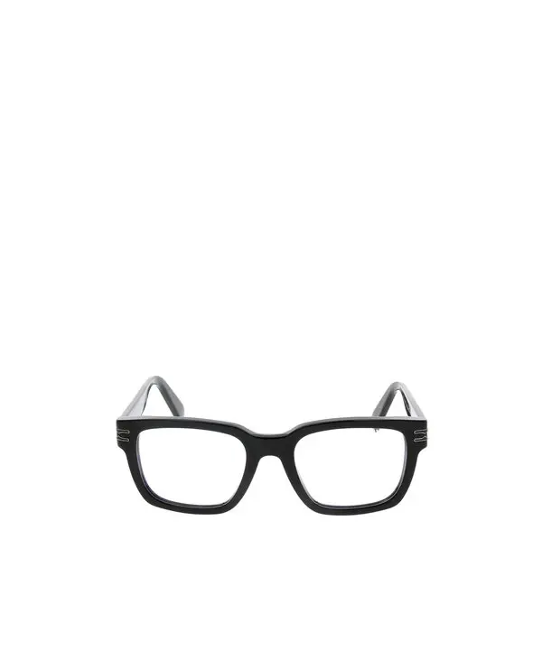 BVLGARI Rectangular Frame Eyeglasses - Black