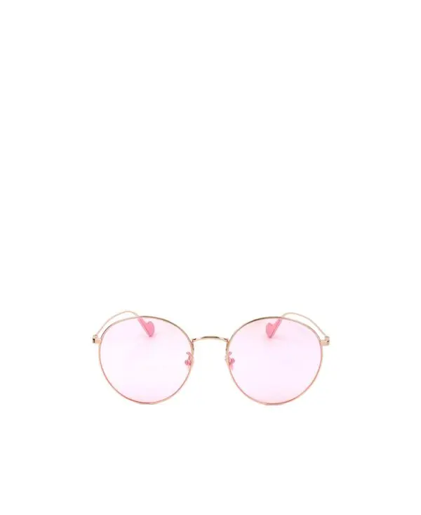 Moncler Round Frame Sunglasses - White