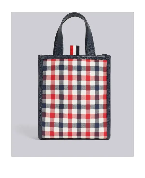 Thom Browne Mini Rwb-stripe Tote Bag