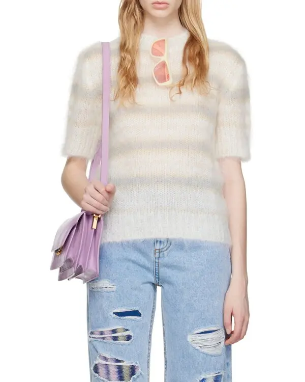 Marni Short-sleeved Striped Jumper