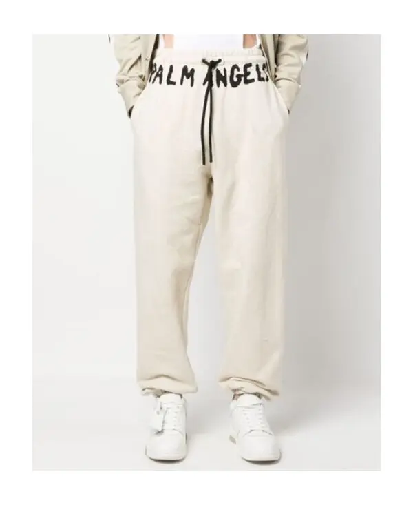 Palm Angels Logo-printed Drawstring Track Pants