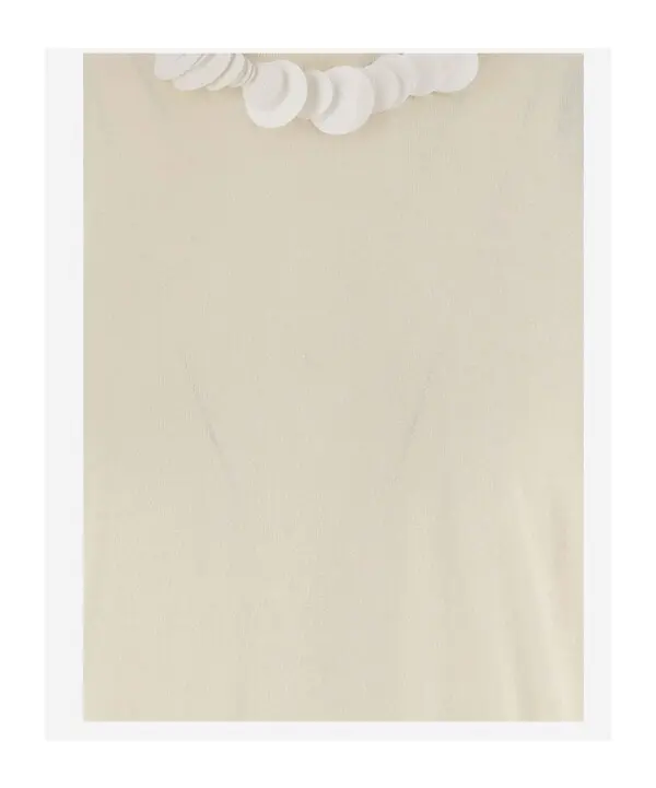 JIL SANDER Embellished Crewneck T-shirt