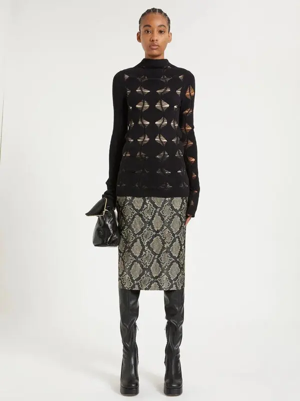 Sportmax Double-layer Pullover With Cutout Details