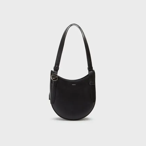 Coperni Mini Logo-buckle Tote Bag - Black
