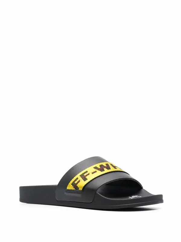 Off-White Industrial Belt Sliders