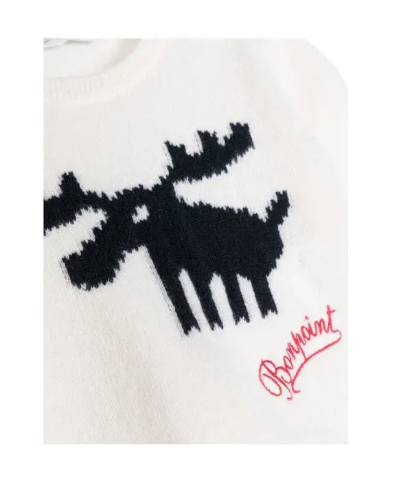 Bonpoint Logo-embroidered Cashmere Jumper