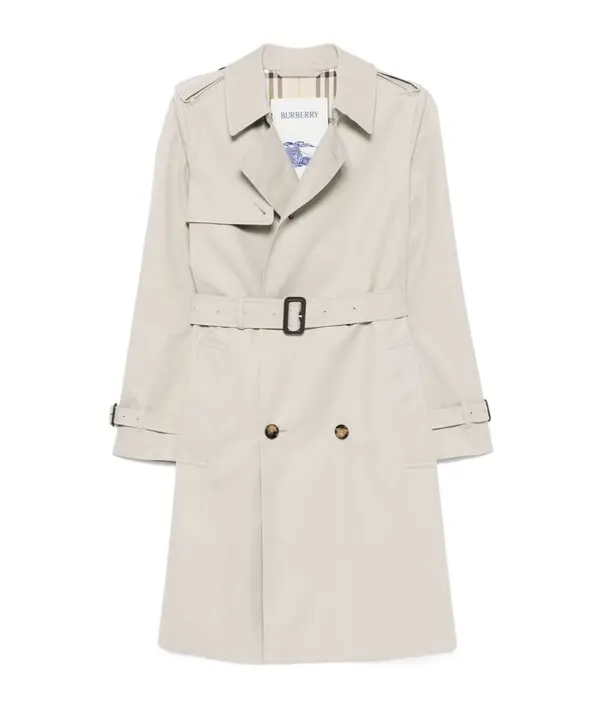 Burberry Double Breasted Belted Trench Coat