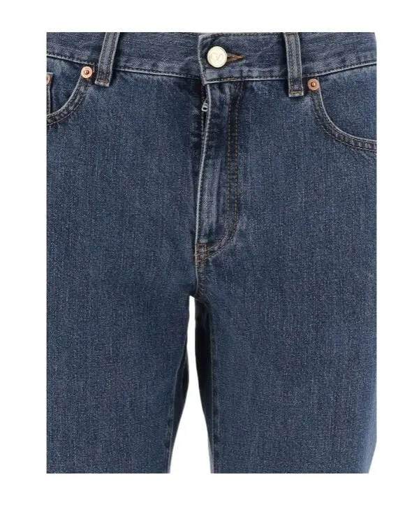Valentino Garavani Belt Ring Denim Trousers
