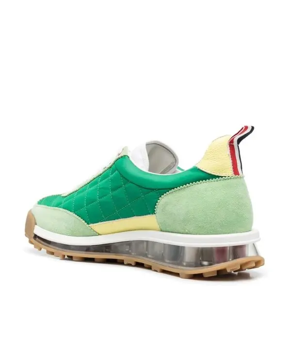 Thom Browne Tech Runner Low-top Sneakers - Green