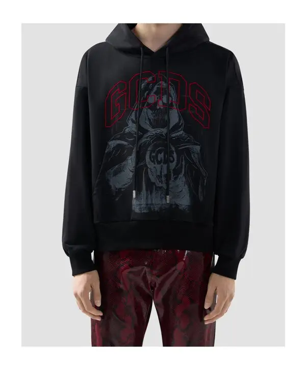 Gcds Gothic Printed Hoodie