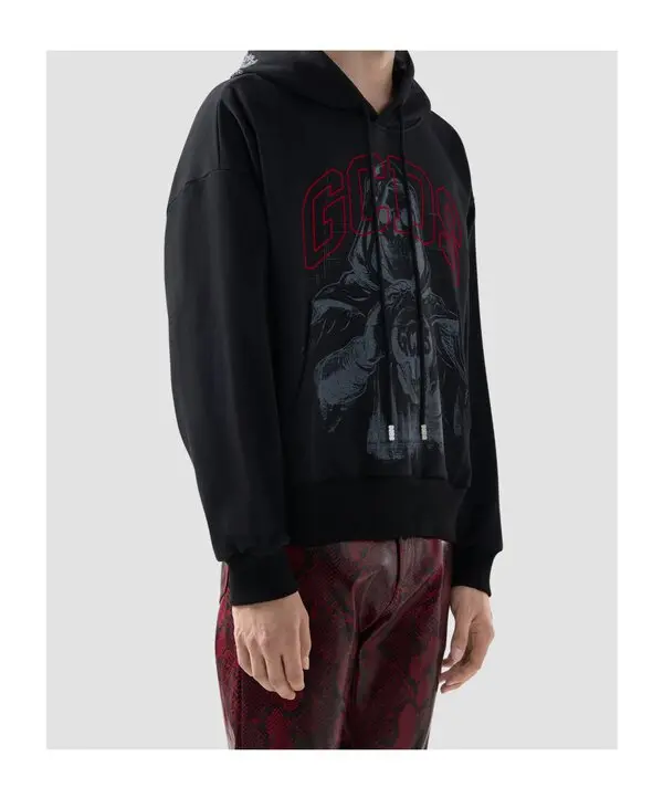 Gcds Gothic Printed Hoodie