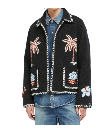 Alanui Embroidered Long Sleeve Jacket