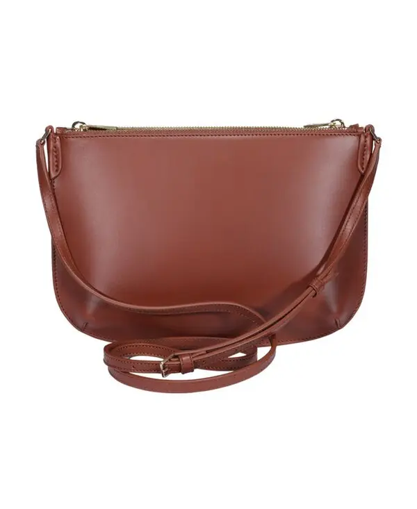 A.p.c. Sarah Logo Crossbody Bag - Brown