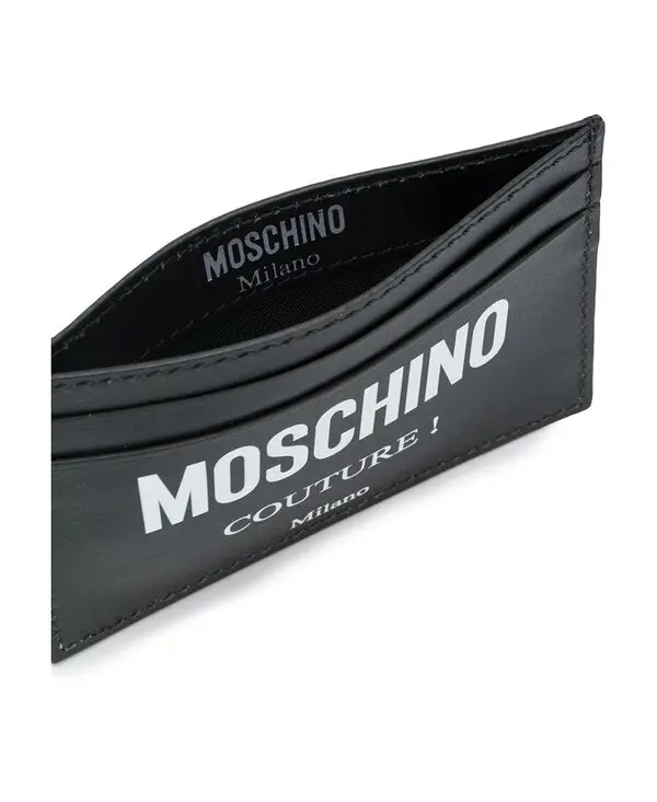 Moschino Logo Print Cardholder