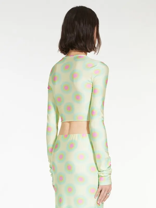 Sportmax All-over Patterned Long-sleeved Top