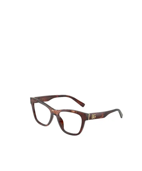 Dolce & Gabbana Full Rim Eyeglasses With Dg Logo Detail