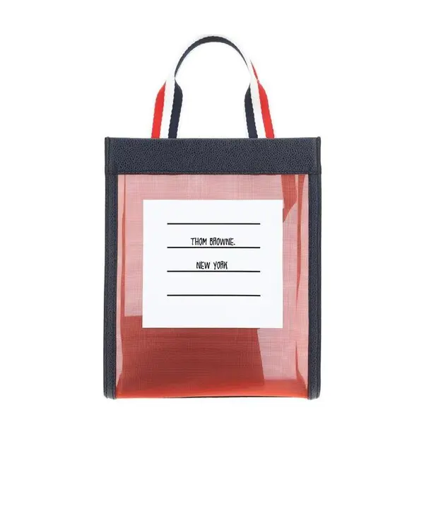 Thom Browne Rwb Handles Tote Bag - Multicolor