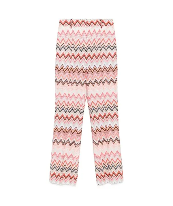 Missoni Zigzag Patterned Trousers - Multi-color
