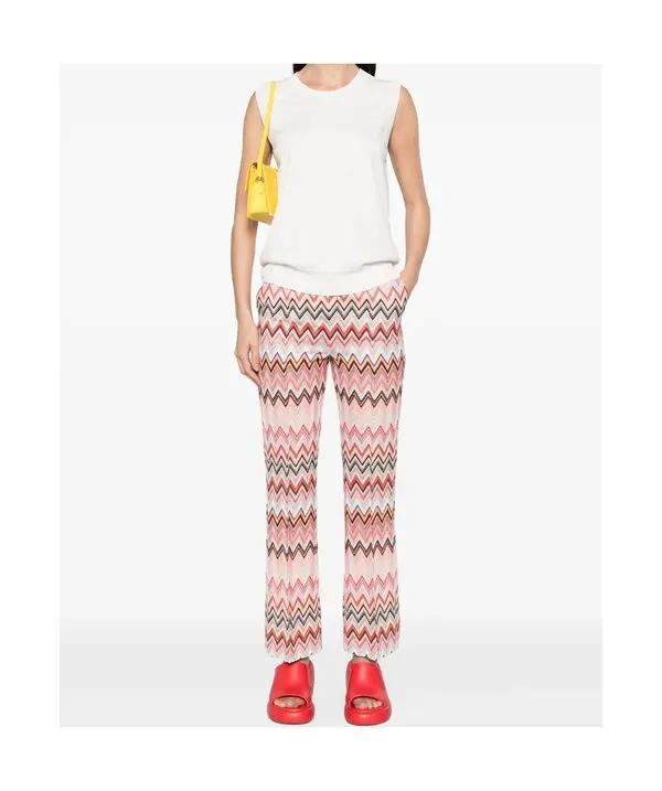 Missoni Zigzag Patterned Trousers - Multi-color
