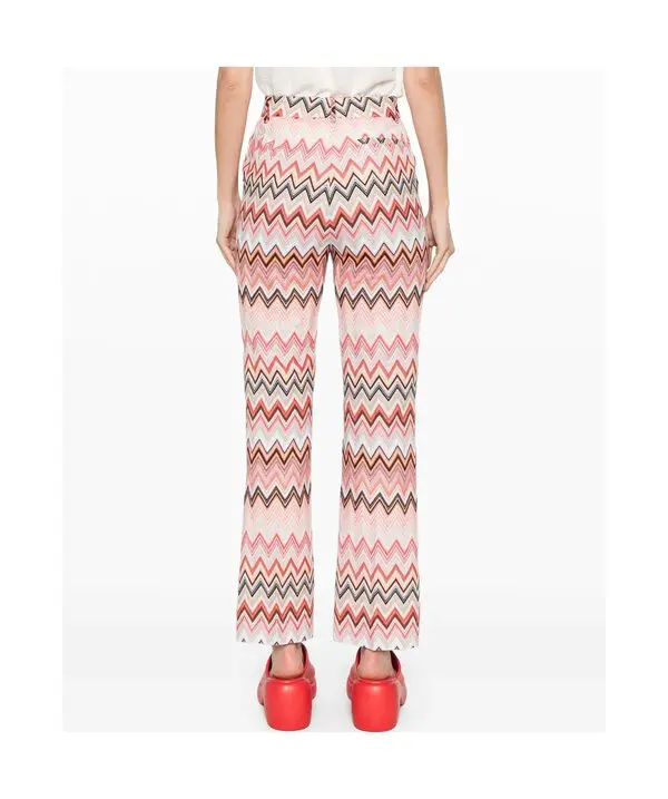Missoni Zigzag Patterned Trousers - Multi-color