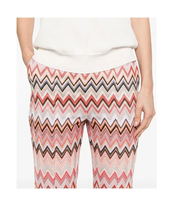 Missoni Zigzag Patterned Trousers - Multi-color