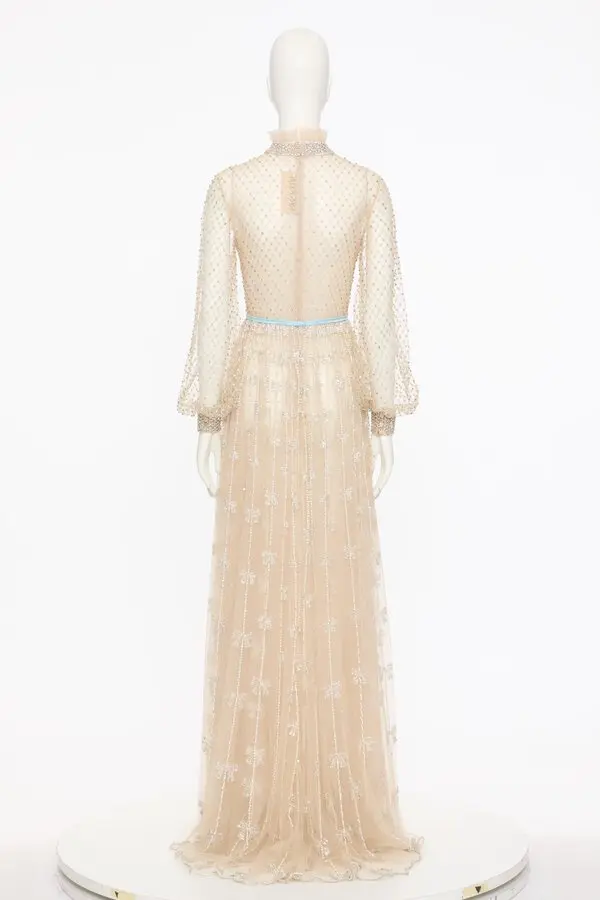 Valentino Garavani Embellished Bow Detail Gown