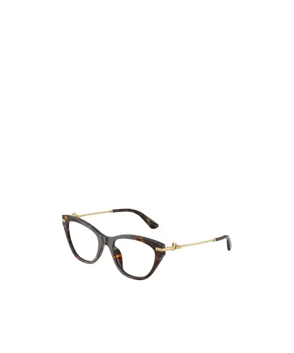 Dolce & Gabbana Cat Eye Full Rim Eyeglasses - Tortoiseshell