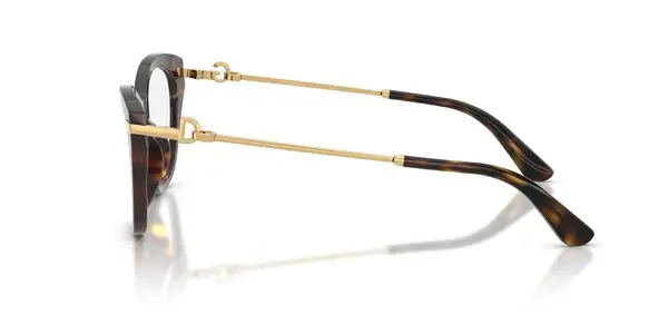 Dolce & Gabbana Cat Eye Full Rim Eyeglasses - Tortoiseshell
