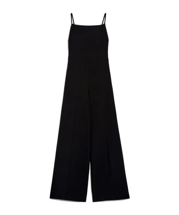 Max Mara Sleeveless Jumpsuit With Corset Detail - Black
