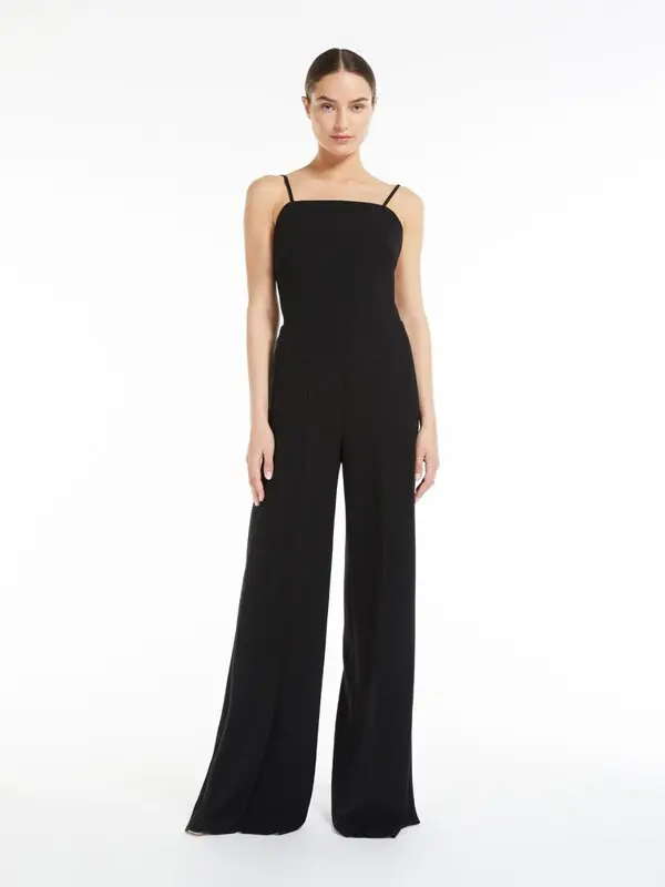 Max Mara Sleeveless Jumpsuit With Corset Detail