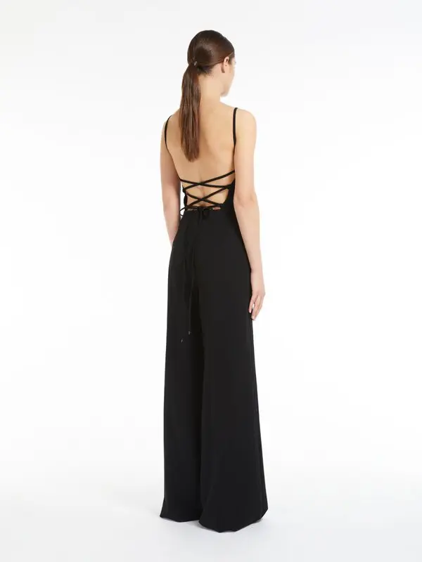 Max Mara Sleeveless Jumpsuit With Corset Detail