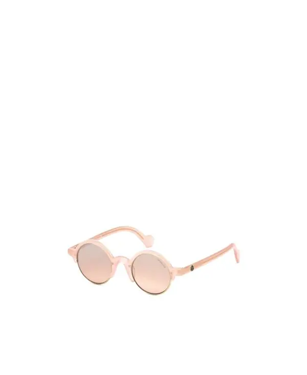 Moncler Round Frame Sunglasses - Nude