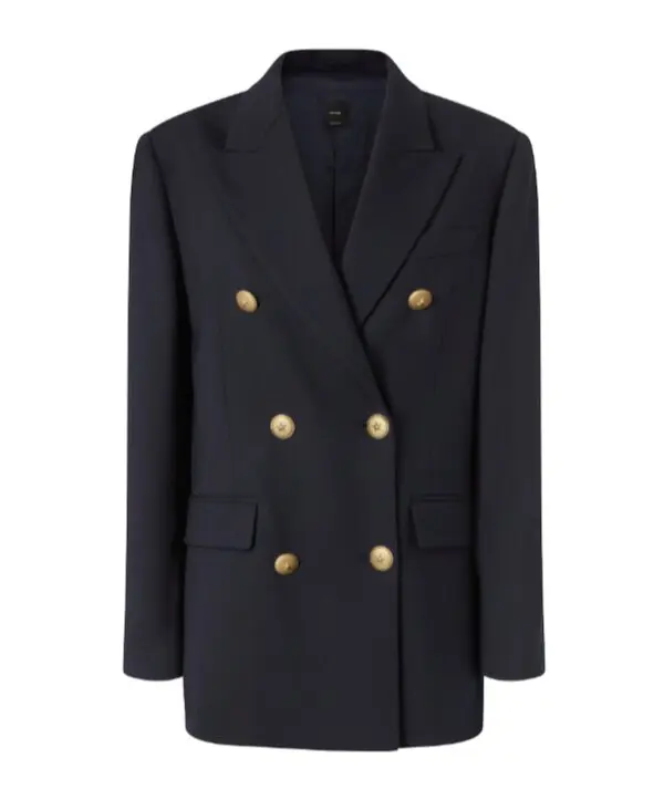 Pinko Double-breasted Tailored Blazer