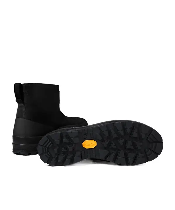 Stone Island Suede Rubber-band Boots - Black