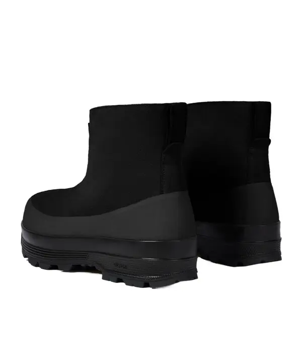 Stone Island Suede Rubber-band Boots - Black