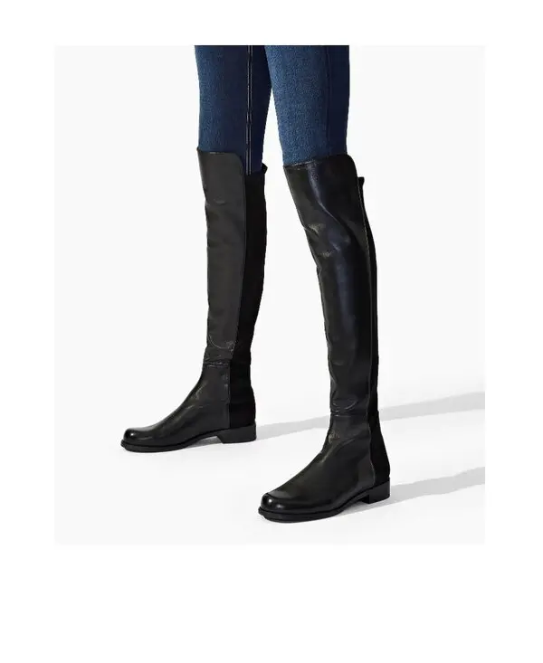 STUART WEITZMAN Over-the-knee Flat Boots - Black