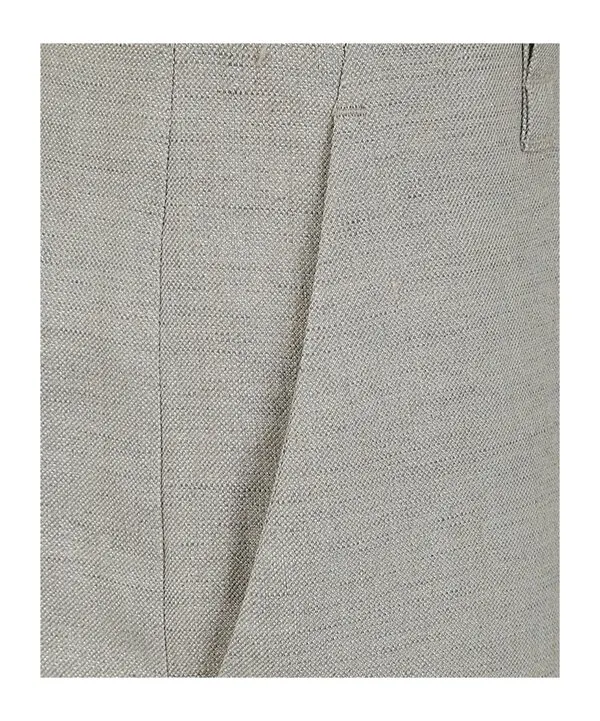 Brunello Cucinelli Lurex Wide-leg Trousers - Gray