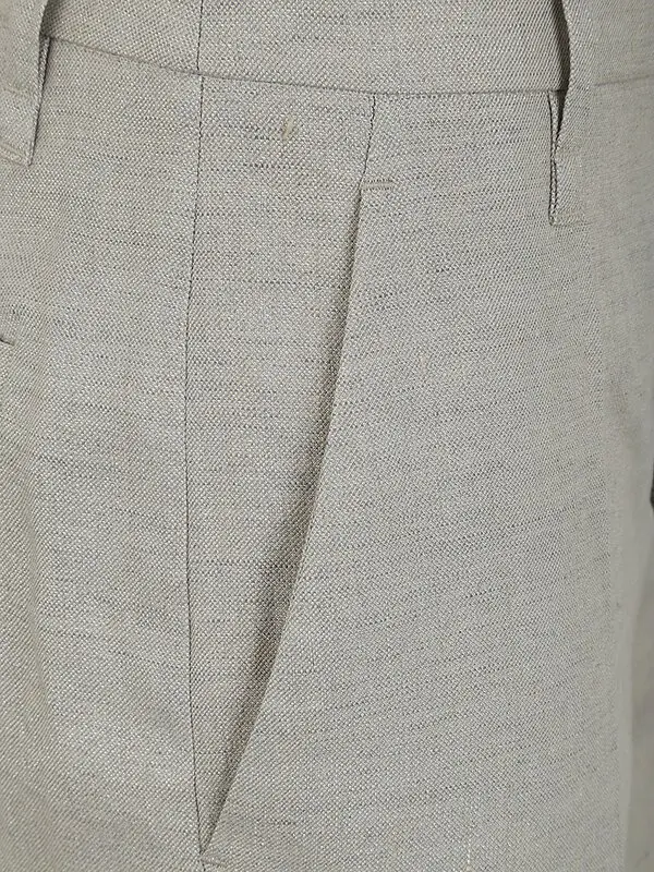 Brunello Cucinelli Lurex Wide-leg Trousers - Gray