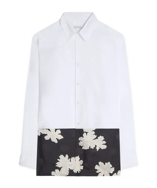 Dries Van Noten Capero Long-sleeved Shirt - White