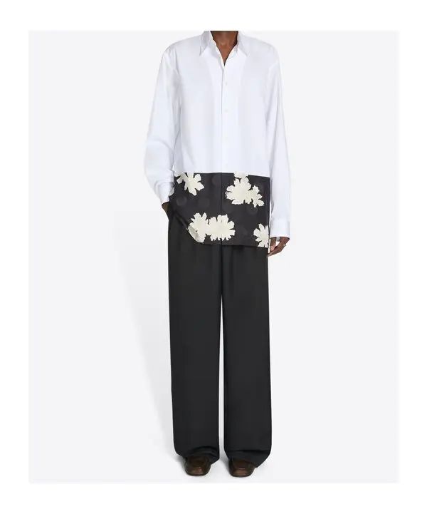 Dries Van Noten Capero Long-sleeved Shirt - White