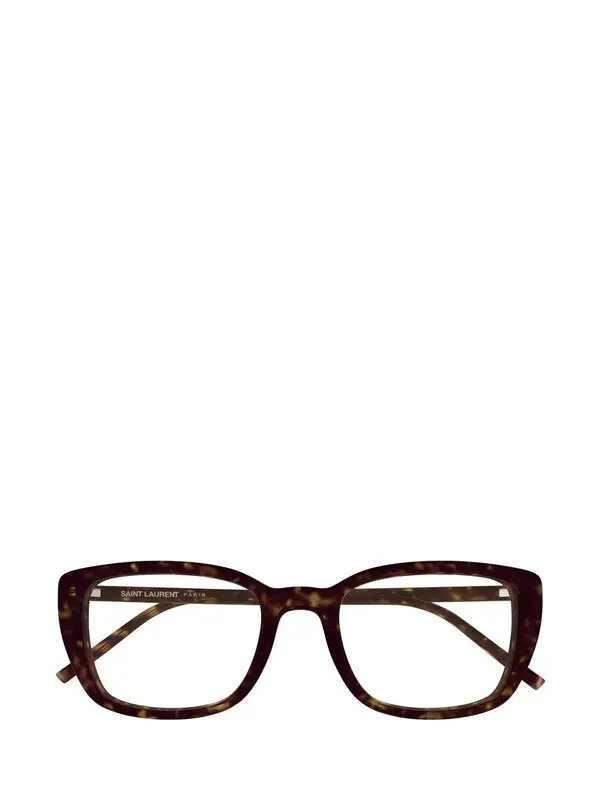 Saint Laurent Square Eyeglasses - Brown