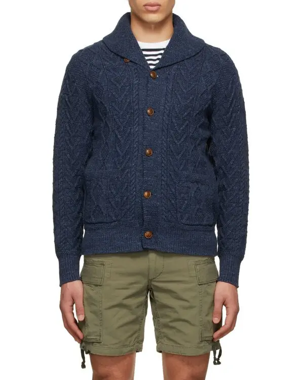 Ralph Lauren Shawl Collar Cardigan - Black