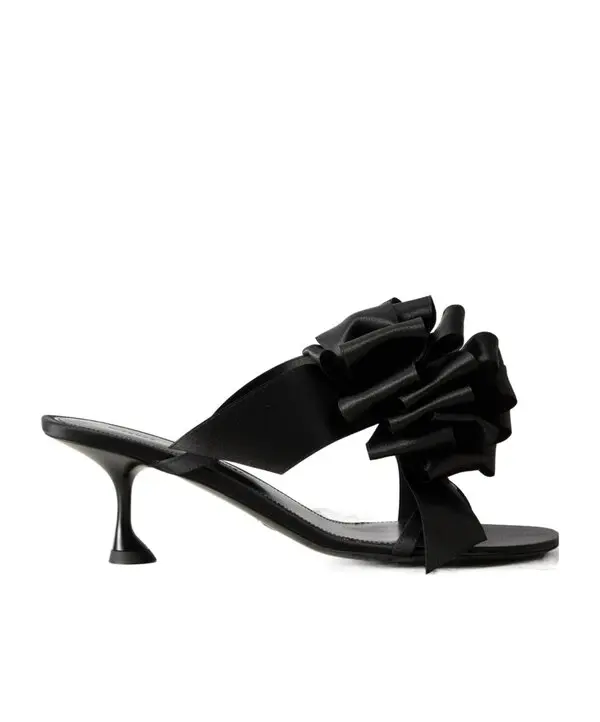 Proenza Schouler Sandals With Bow Detailing - Black