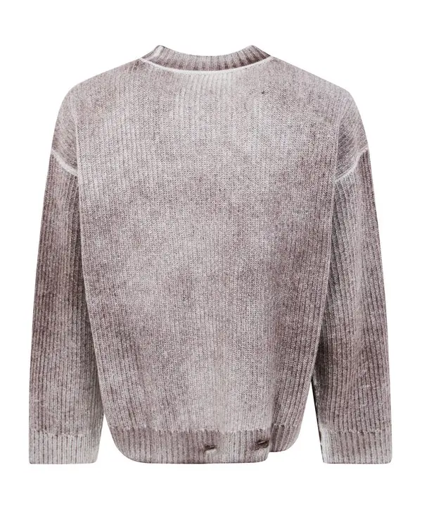 REPRESENT Distressed Crewneck Jumper - Gray