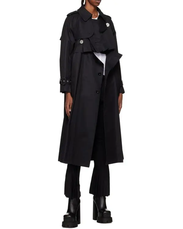 Sacai Pleated Logo Casual Pants