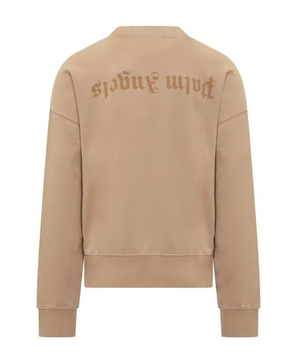 Palm Angels Crewneck Logo Sweatshirt
