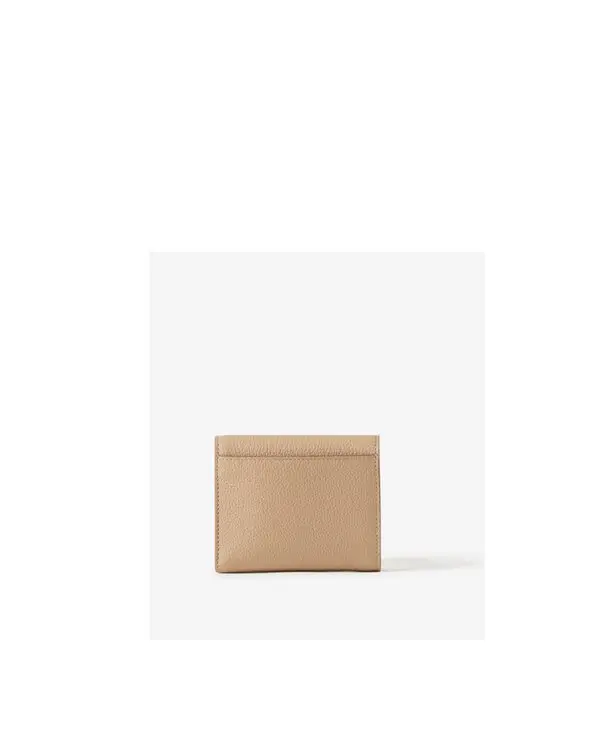 Burberry Tb-logo Plaque Foldover Wallet