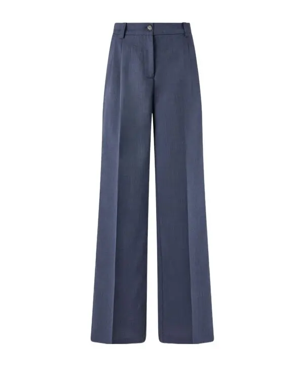 Pinko Tailored Palazzo Trousers - Blu Navy