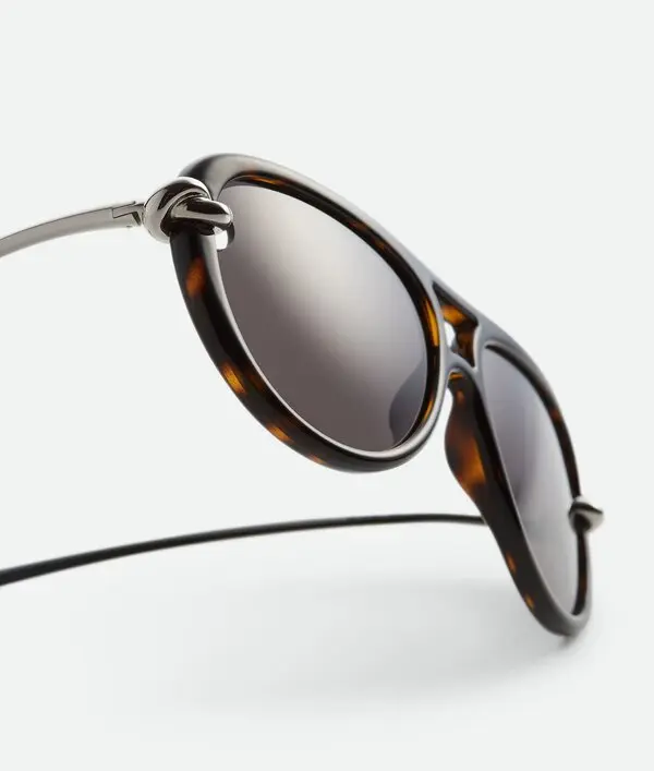 Bottega Veneta Aviator Full Rim Sunglasses